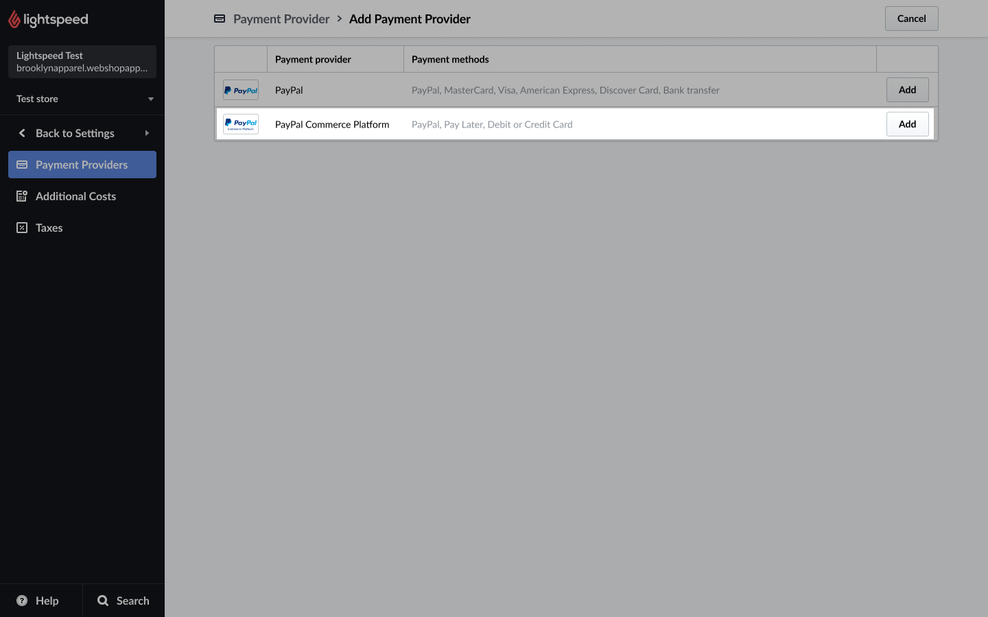 Setting up and using PayPal – Lightspeed eCom (C-Series)