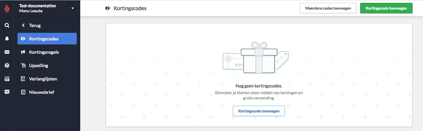 Korting op producten – Lightspeed eCommerce